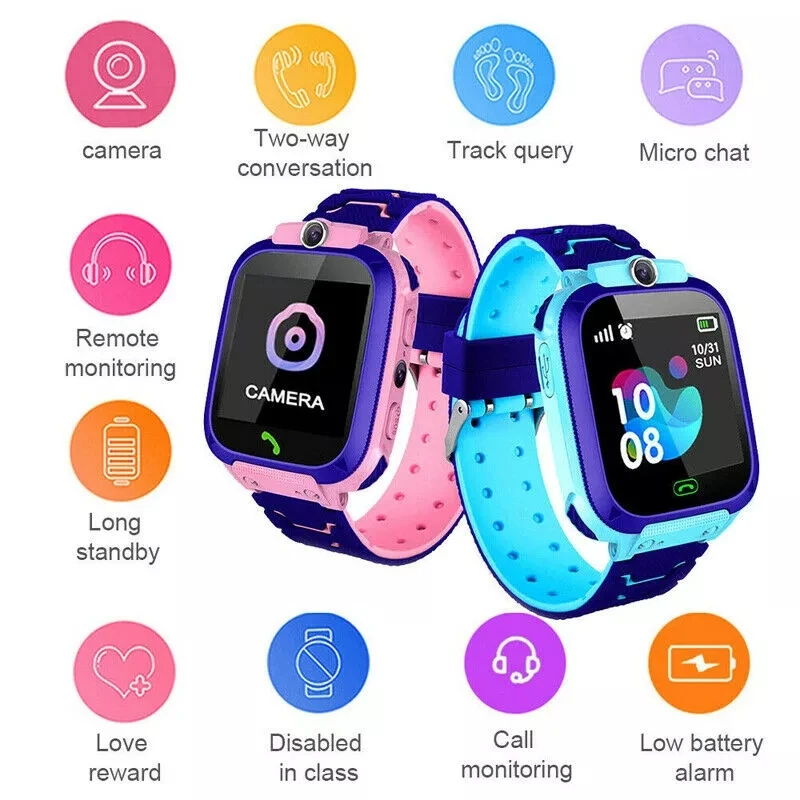 Q12 Kids Watch 1.44 Inch Lbs Positioning Ip67 Anti-lost Smart Watch ...