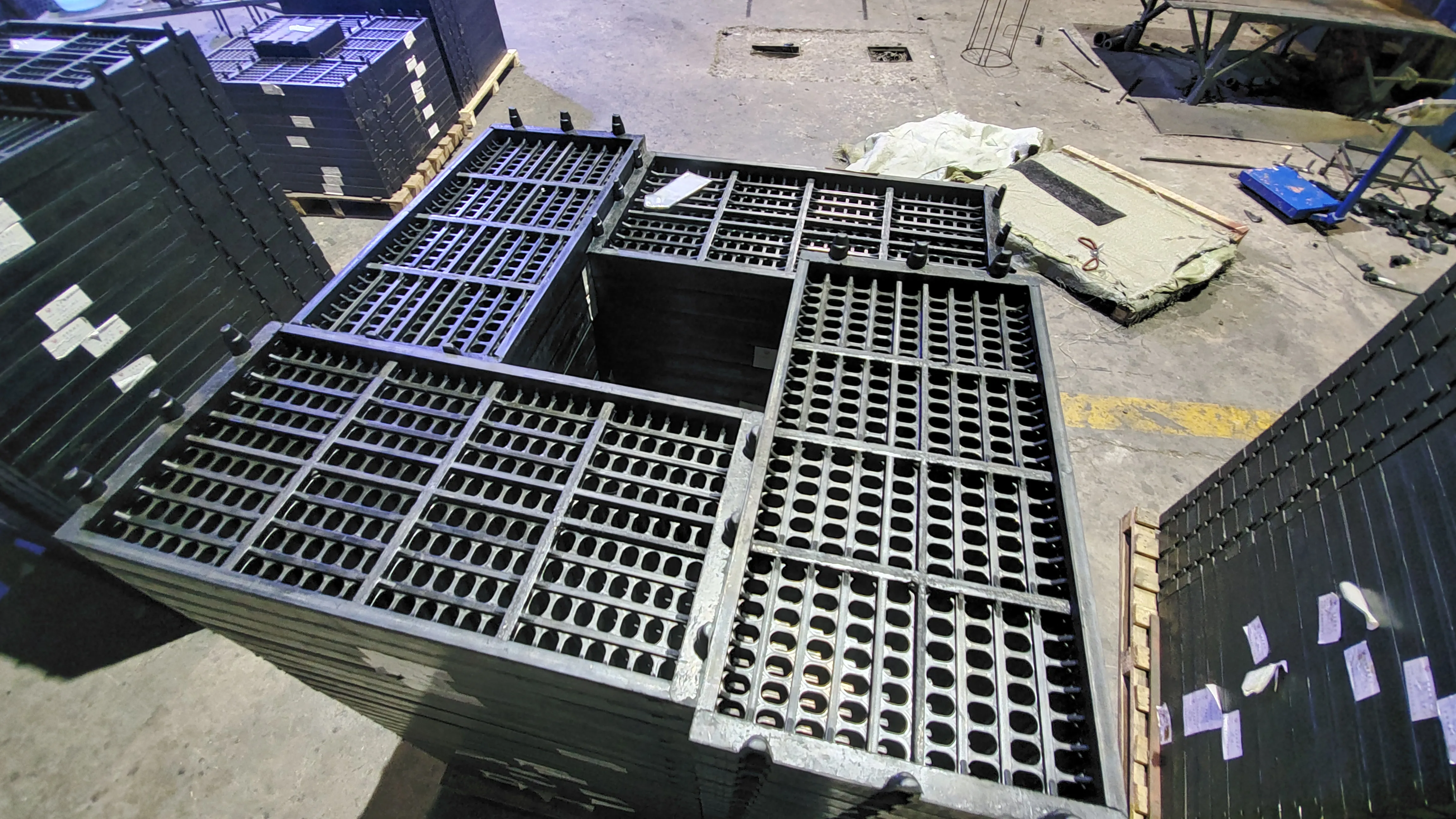 Long Service Lifetime Rubber Screen Panels Polyurethane Screen Mesh For ...