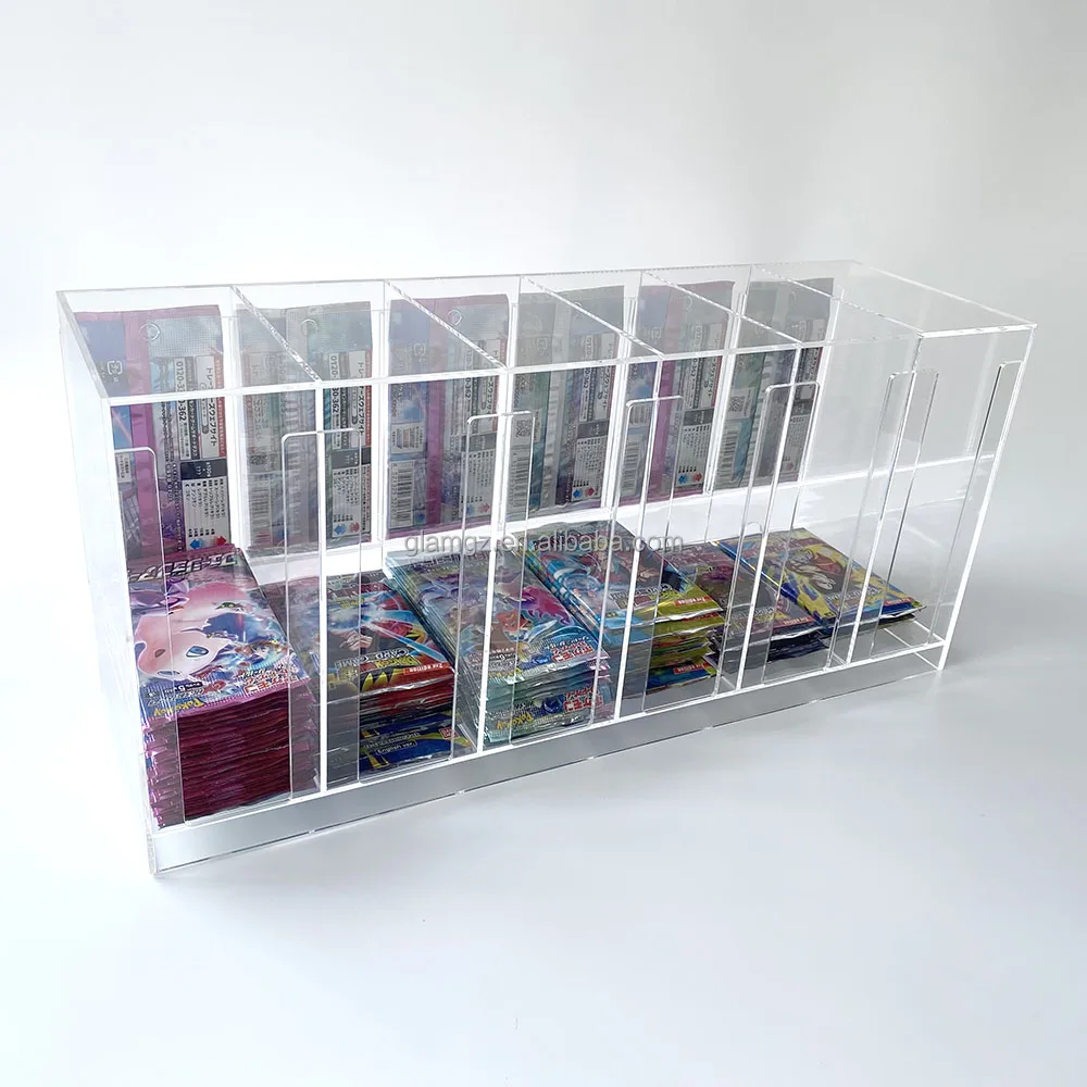 Pokemon Pack Card Dispenser - 6 Slot Acrylic Display Case