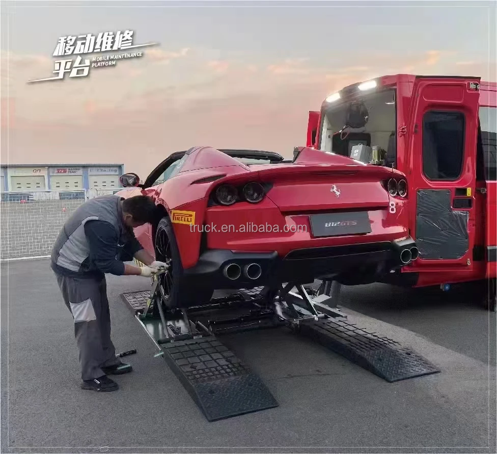 Mobile Car Repair Truck - 4x2 Maintenance Platform Vehicle