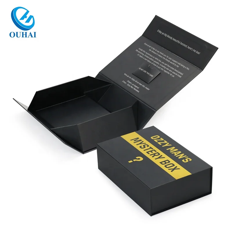 Custom Magnet Folding Paper Flat Pack Packaging Box