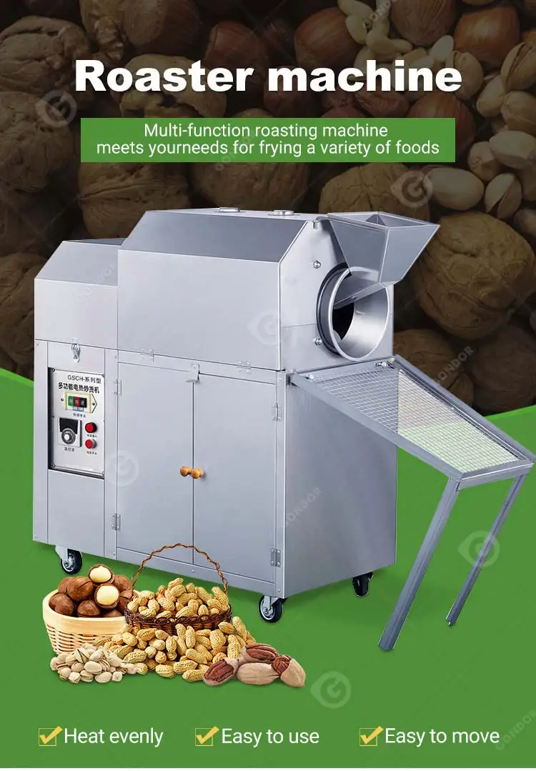 Full Automatic Electric Soybean Cashew Nut Mini Pumpkin Seed Small ...