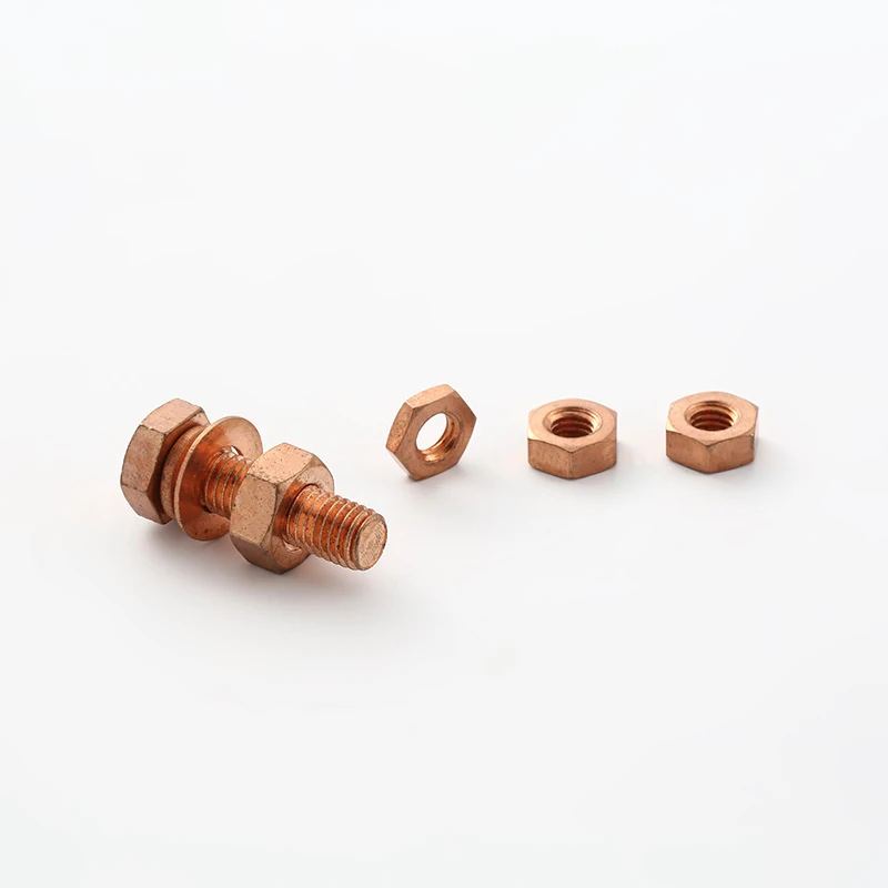 Customized Copper Hexagon Nuts - CNC Turning & Milling