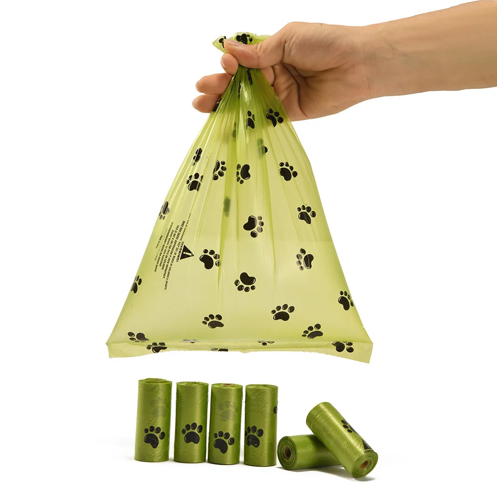 Custom Logo Pet Poop Disposal Bag Waste Biodegradable Degradable Waste ...