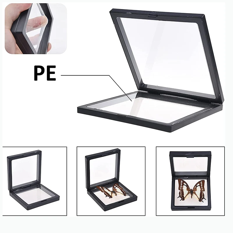 Romi Custom 3D Membrane Clear Transparent Floating Frame Packaging Case ...