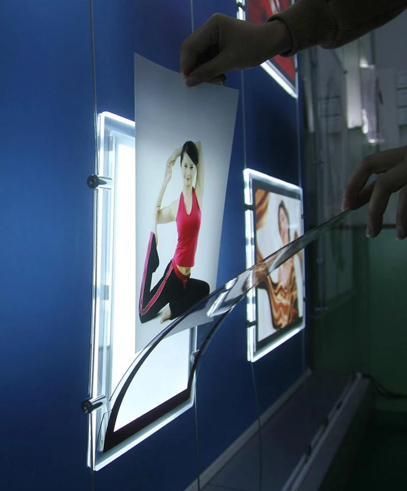A3 A4 A2 A1light Box Frame Sale Sign Board Hanging Real Estate Agent Led Window Display ...