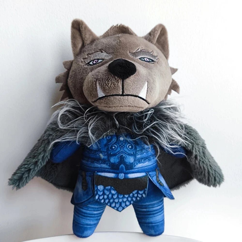 Elden Ring Half Man Half Wolf Blaidd Plush Toy - Cute & Soft