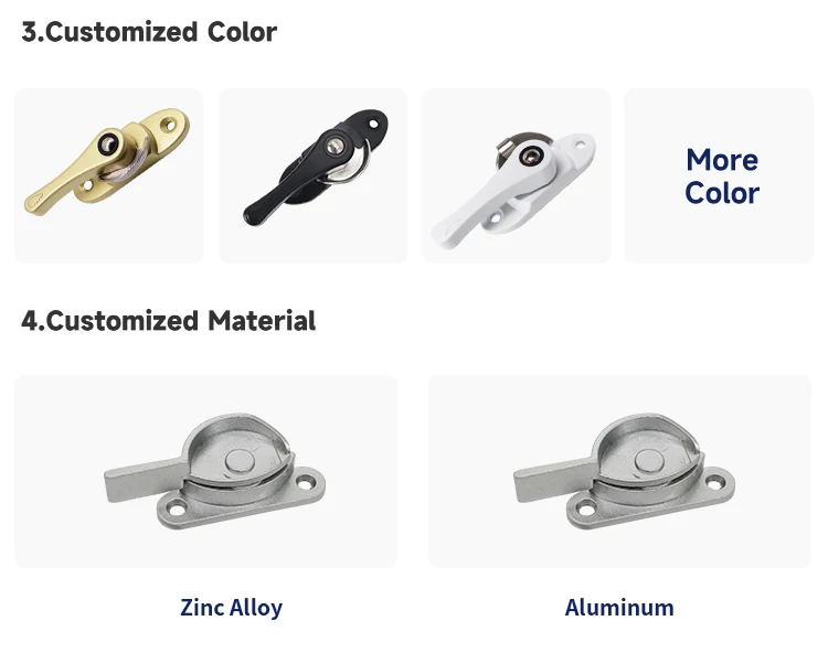 Aluminum Window Sliding Crescent Latch Moon Lock Suppliers Aluminum ...