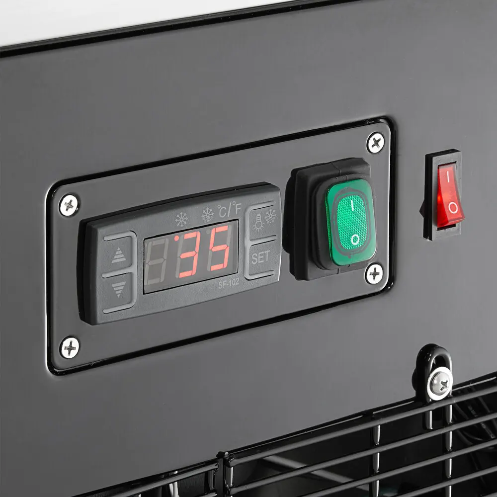 Highbright Display Refrigerator - Curved Glass & LED Lights
