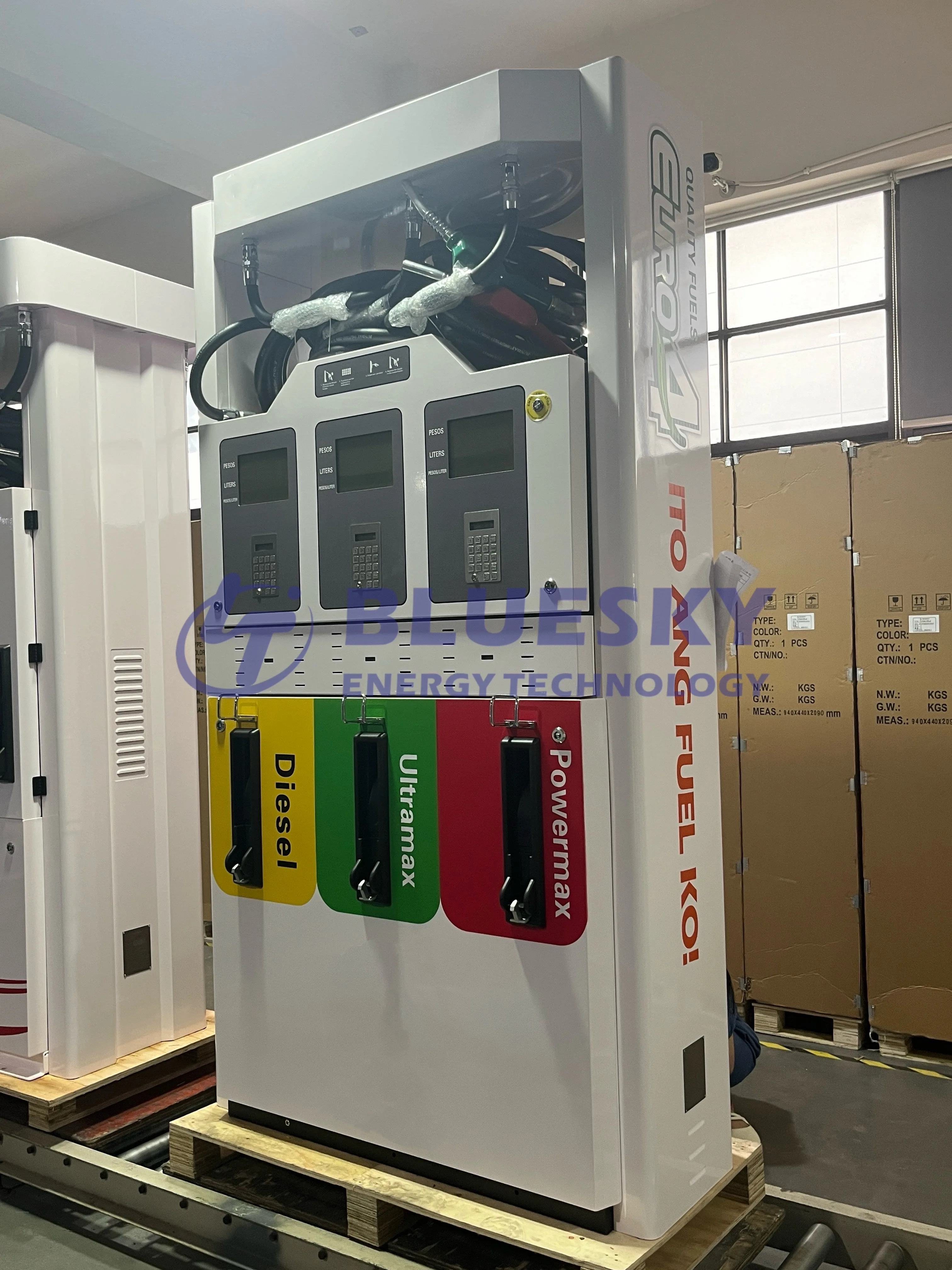 Blue Sky Fuel Dispenser Pump Price for Tatsuno Type 3, 6 Nozzles, Flow ...