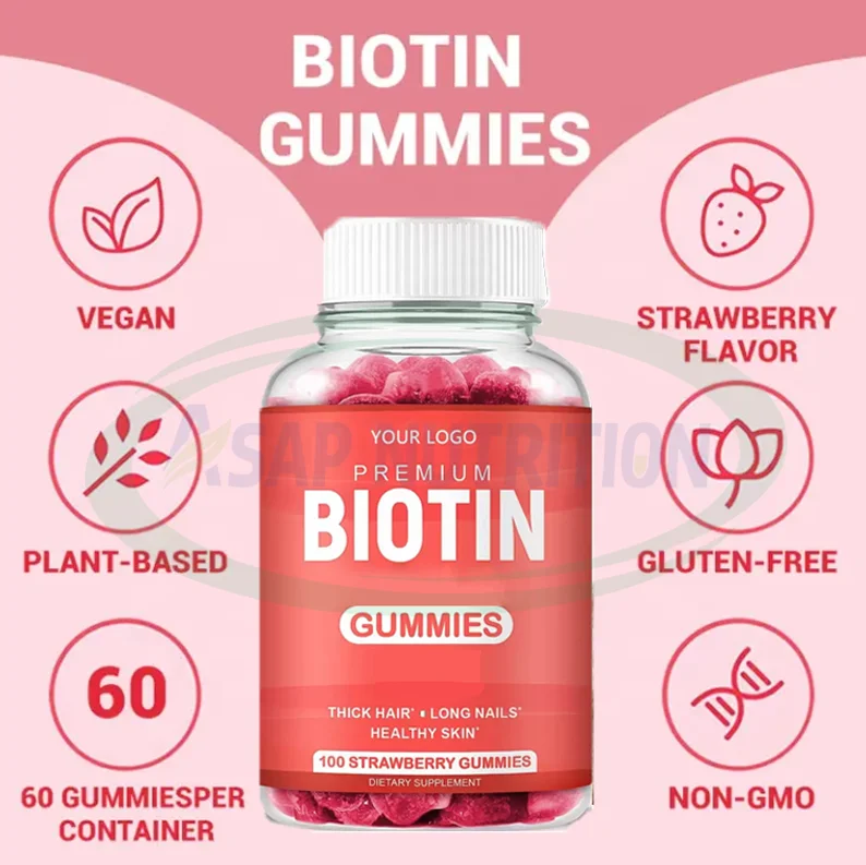 Ausreson Biotin Collage Keratin Gummies - Hair Growth Supplement