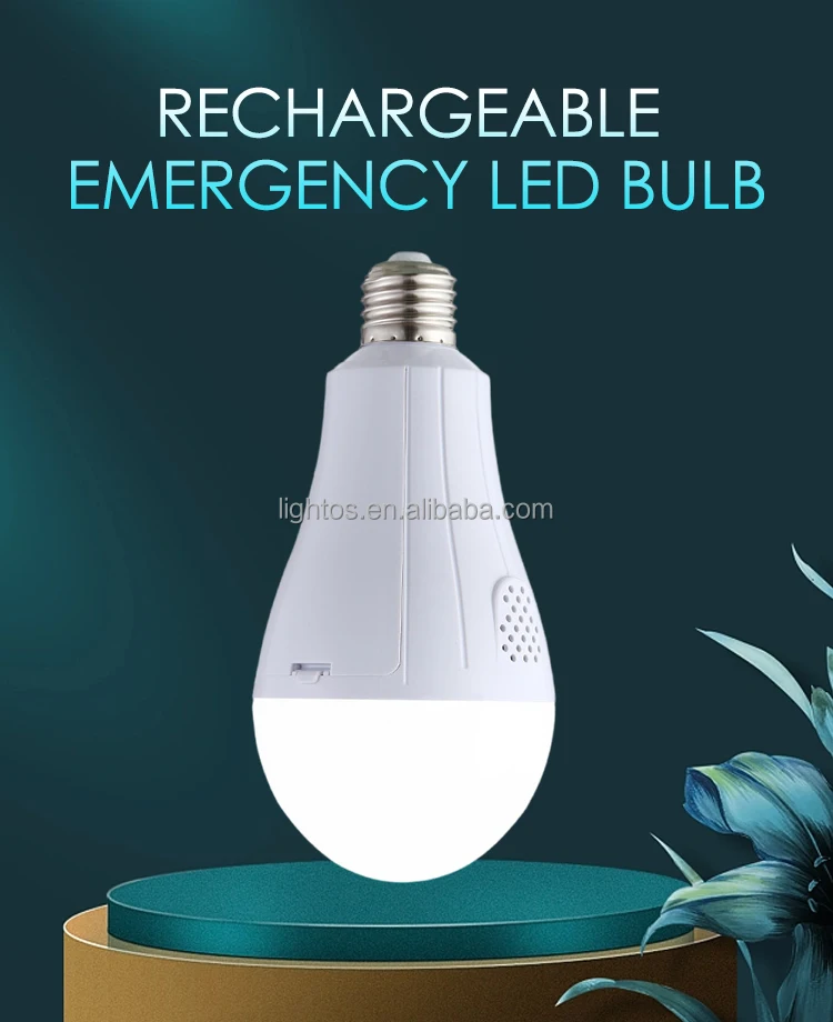 Portable E27 B22 Emergency Solar Rechargeable Bulb Lamp Energy Saving ...