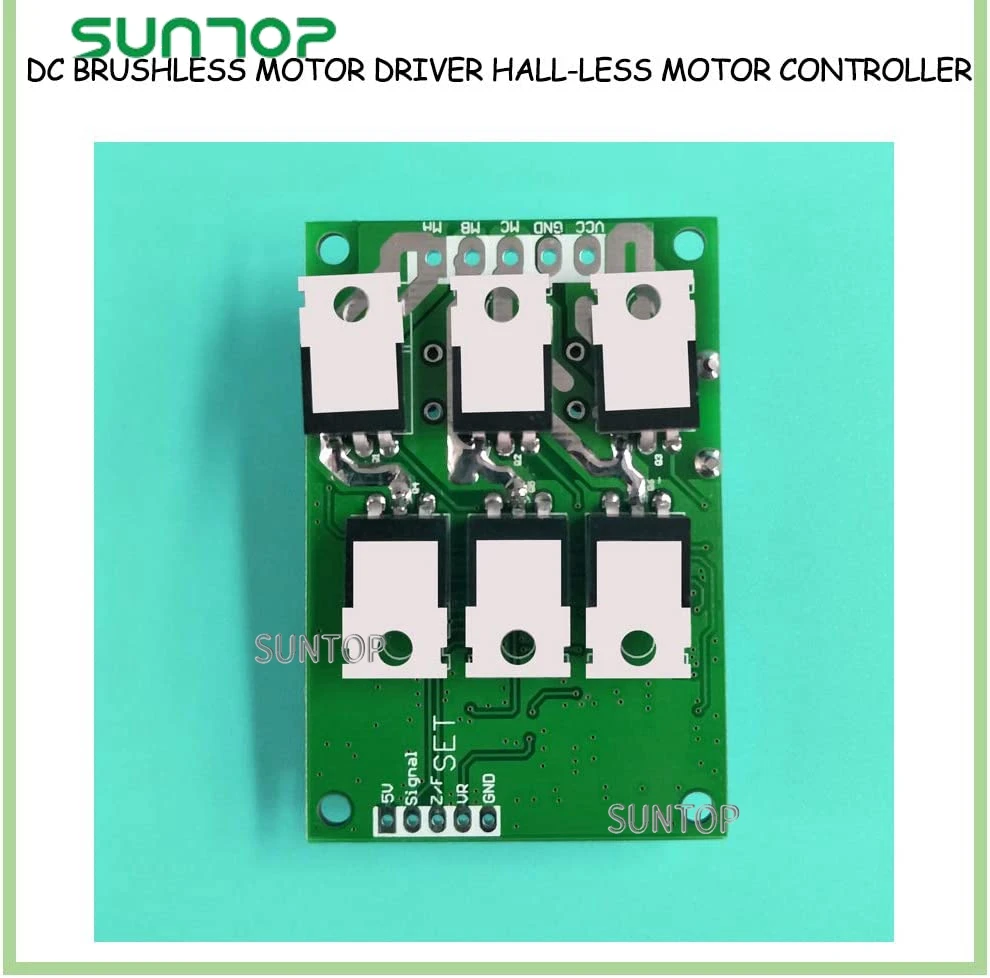 Dc 12v-36v 500w Brushless Motor Pwm Control Controller Module Balanced ...