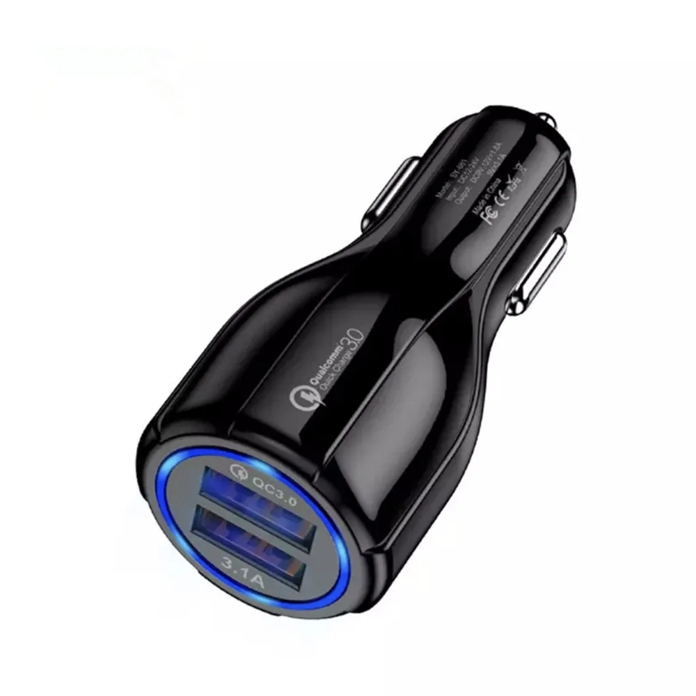 Dual-port Usb Car Charger Adapter For Fast Charging - Buy Usb Car ...
