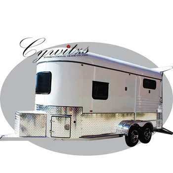 2hal Angle Horse Float With Living Area - Buy 2hal Horse Float,Angle ...