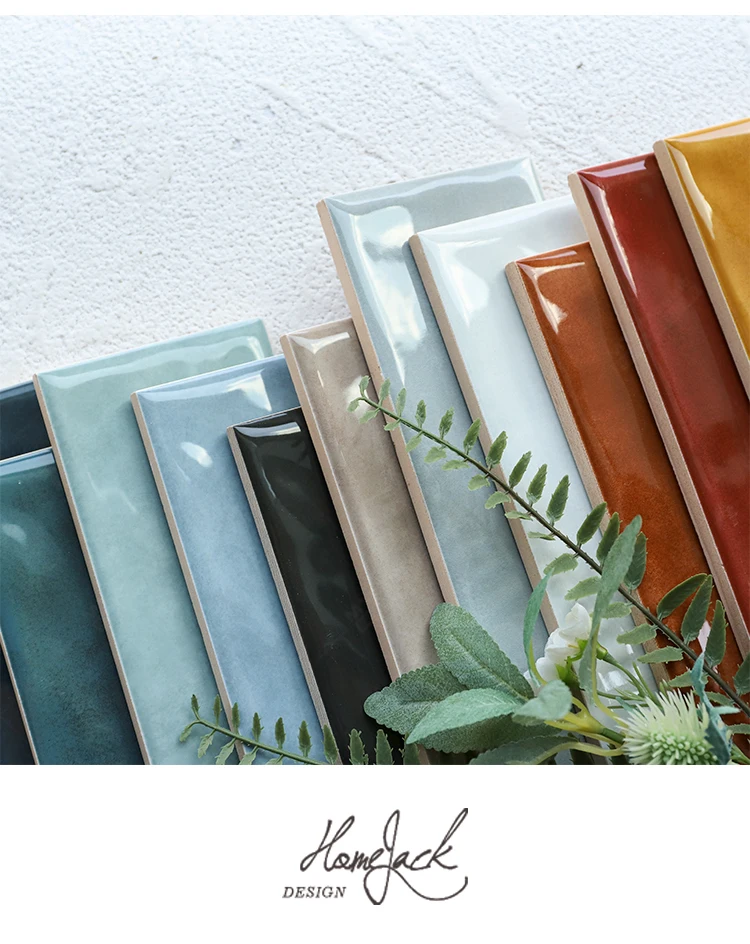 High Quality Wavy Surface Ceramic Tiles for Kitchen & Shower
