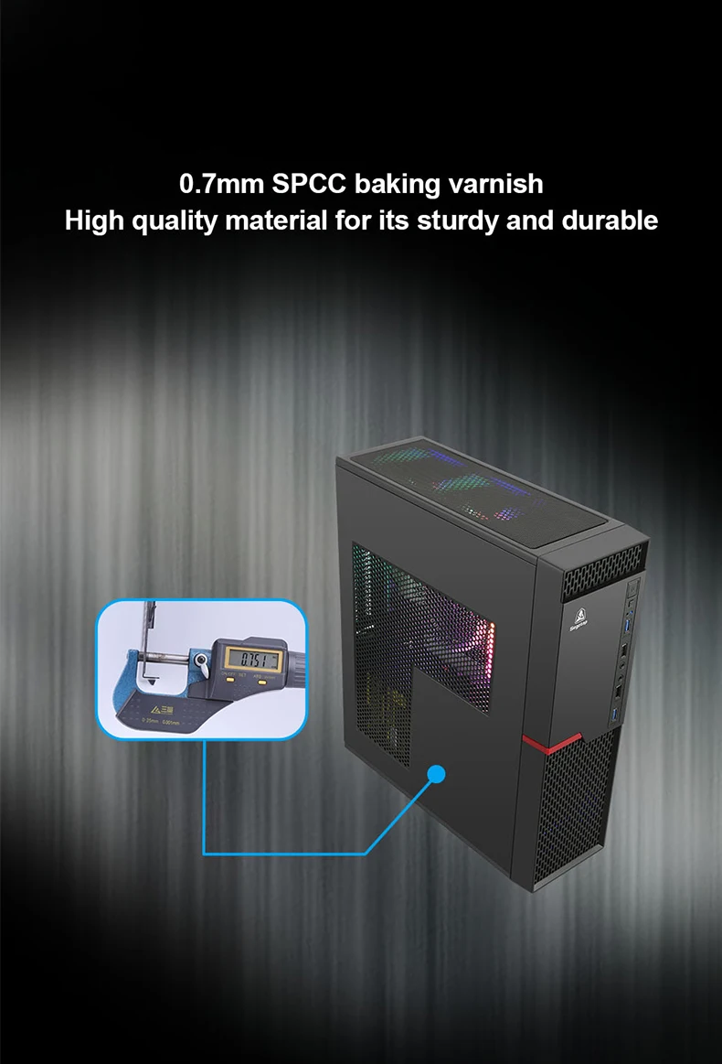 Popular Customized Aluminum Steel Mini Casing Matx Itx Tower Cpu ...