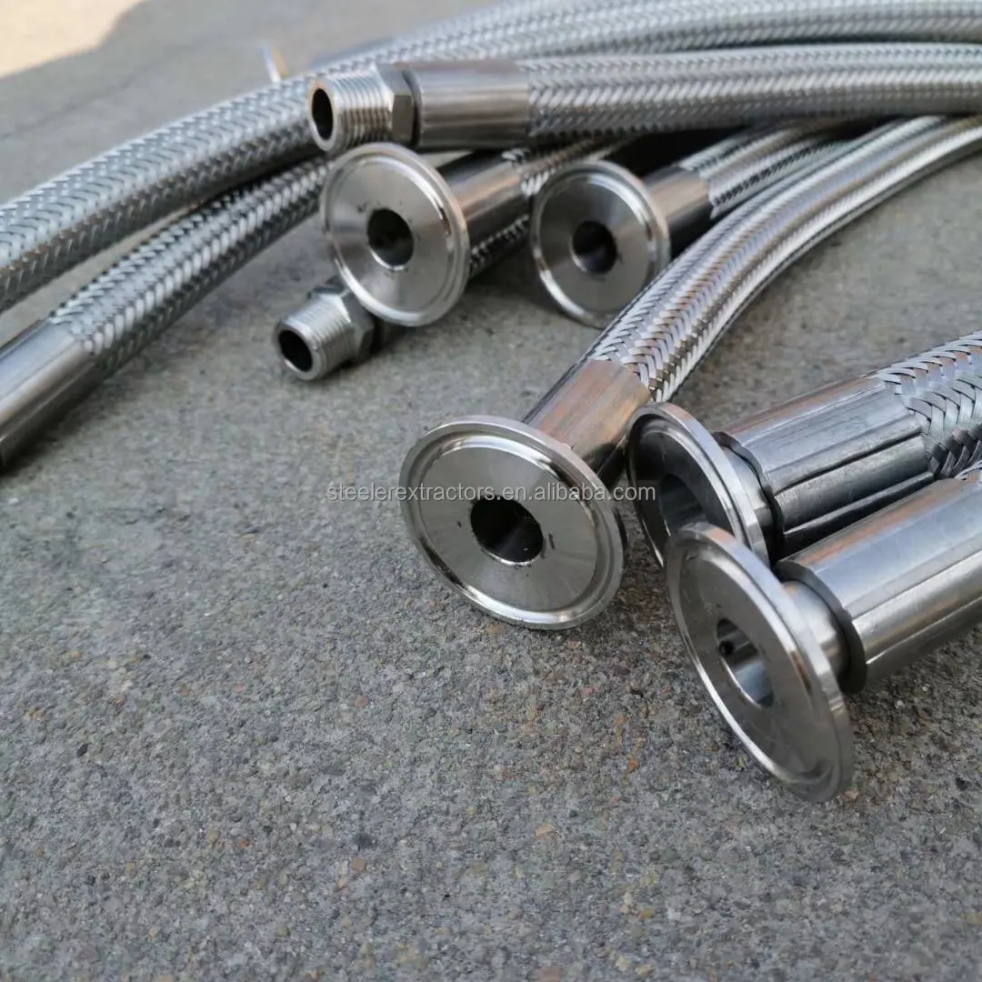 PTFE Braided Hose - Durable, Food Grade, Customizable