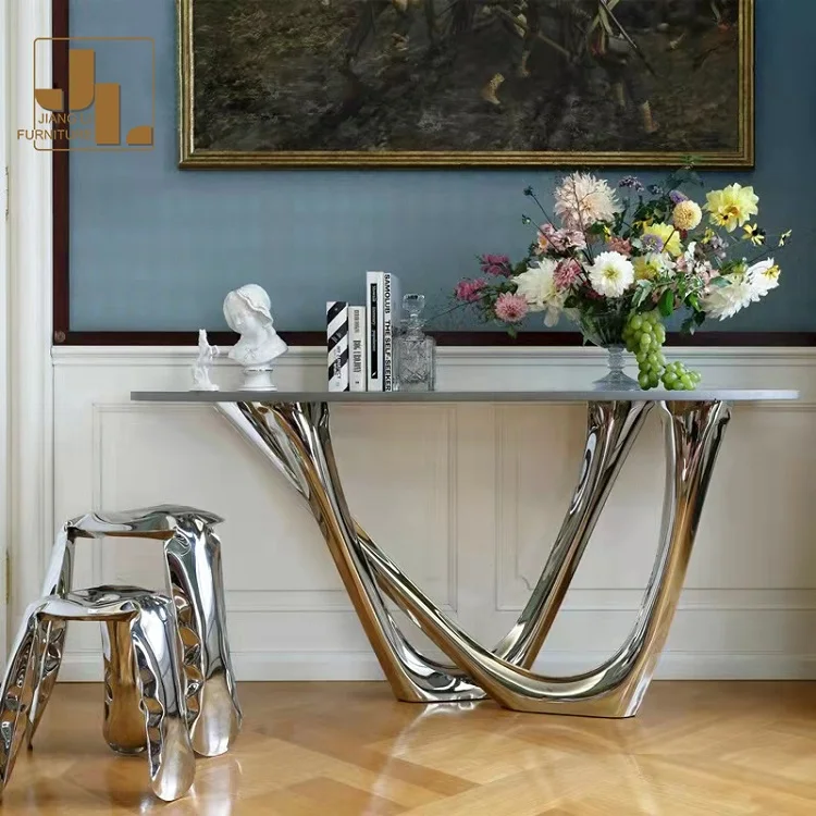 Modern Luxury Villa Entryway Table Designer Style Hotel Living Room ...