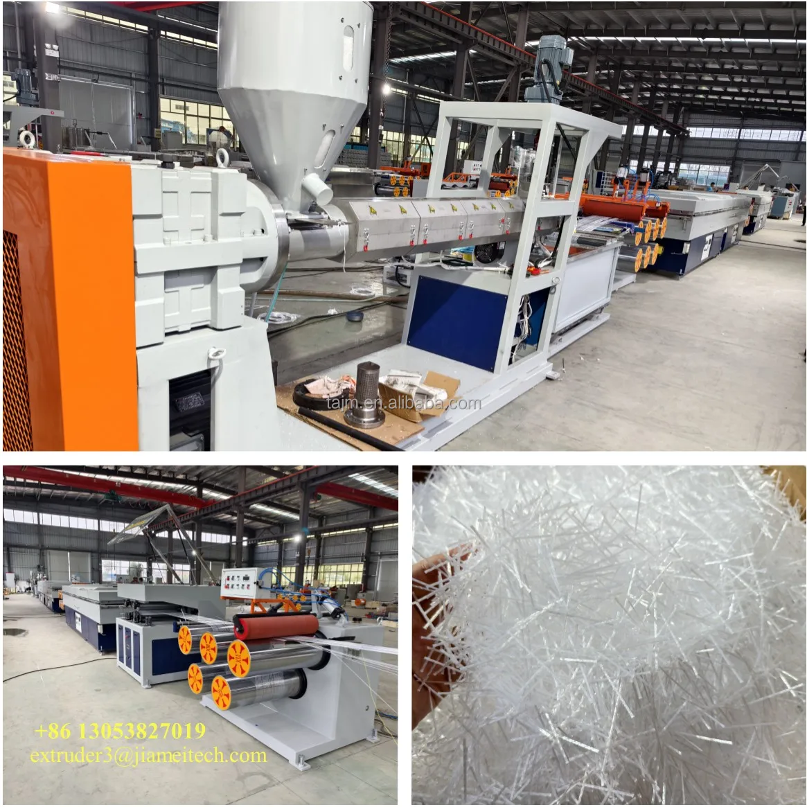 600Mpa Polymer Macro Fiber Extruder Curve Synthetic Fiber Production ...