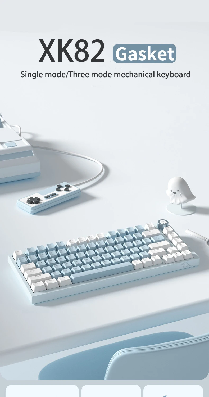 New Arrival Wired Mechanical Keyboard Gaming Ergonomics 82 Key Rgb ...