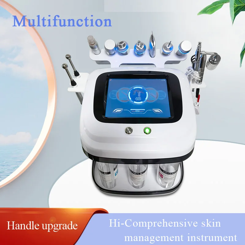 12 In 1 Hydro Oxygen Deep Clean Rf Facial Skin Care Device Peel Machine ...