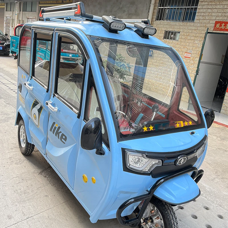 Electric Tricycle Bus - Adult Electric Tricycle for 3-4 Passengers