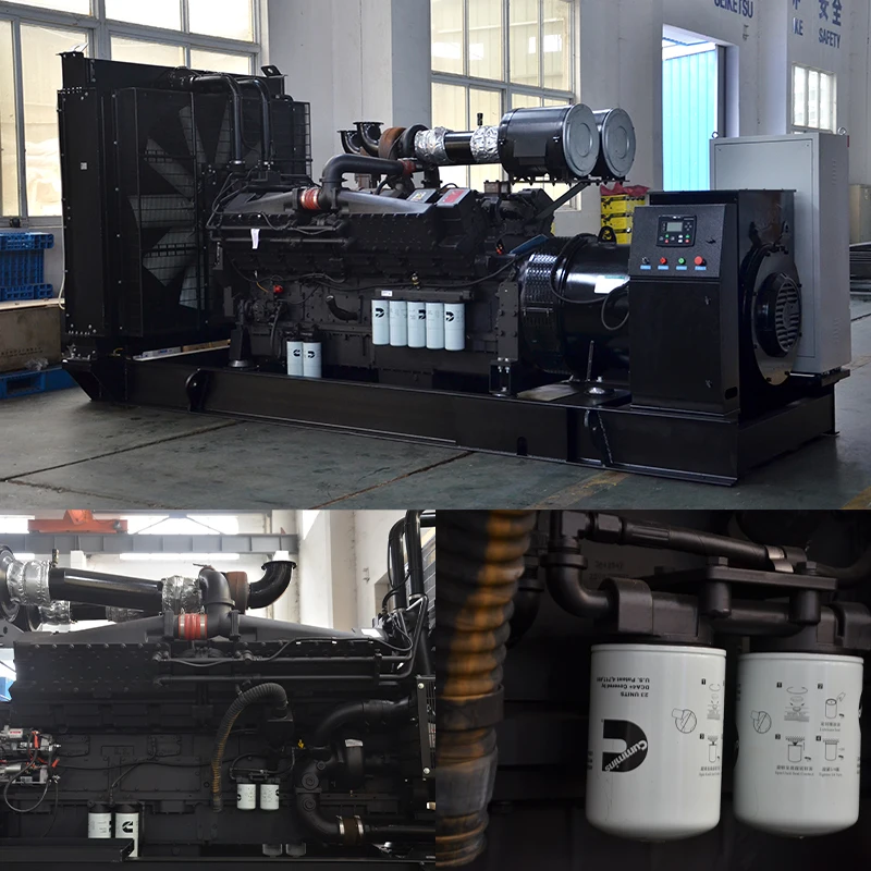 Powered by Cummins Engine 1000kW/1250kVA Wholesale Diesel Generator Set ...