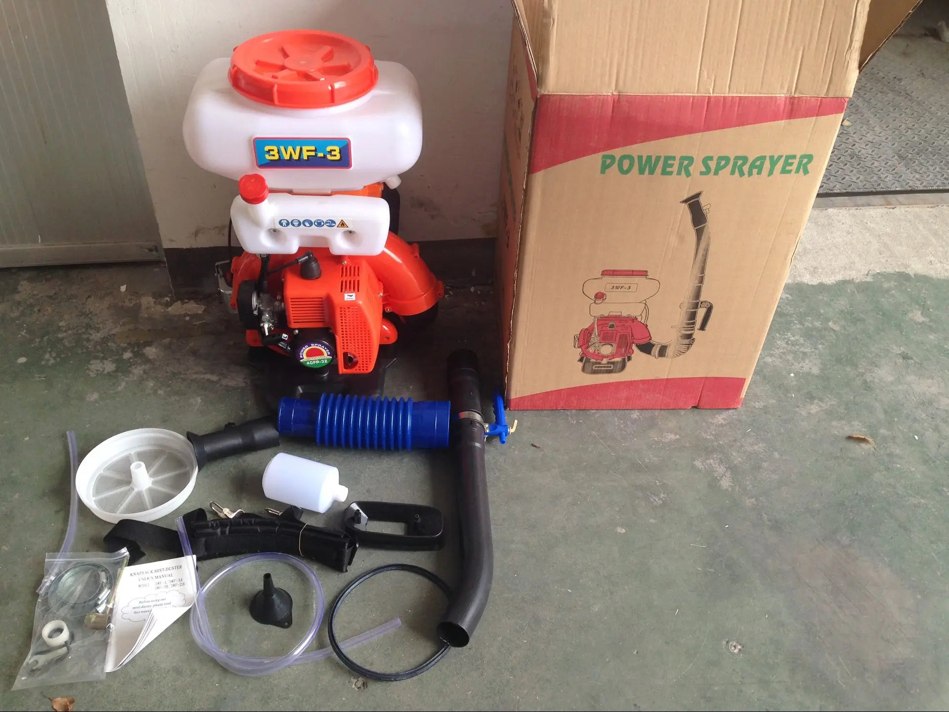 China Cheap Knapsack Mist Duster Blower Sprayer 3wf-3 Power Sprayer - Buy Knapsack Mist Duster ...