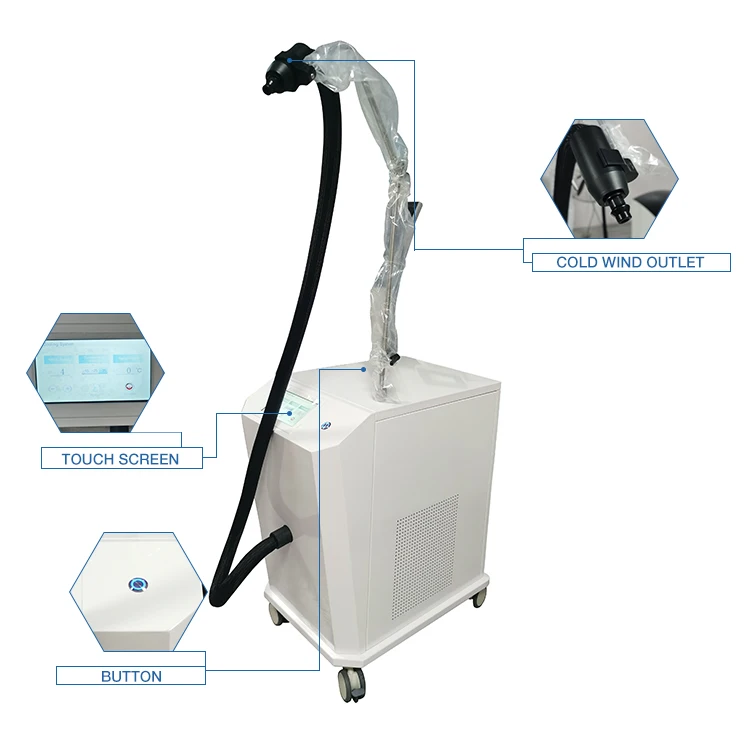 Hot Selling Professional Skin Cooling Cryo System Machine Air Cooler ...