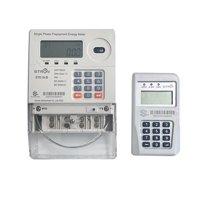 STE18-B Single Phase Prepaid Split Electricity Meter with CIU