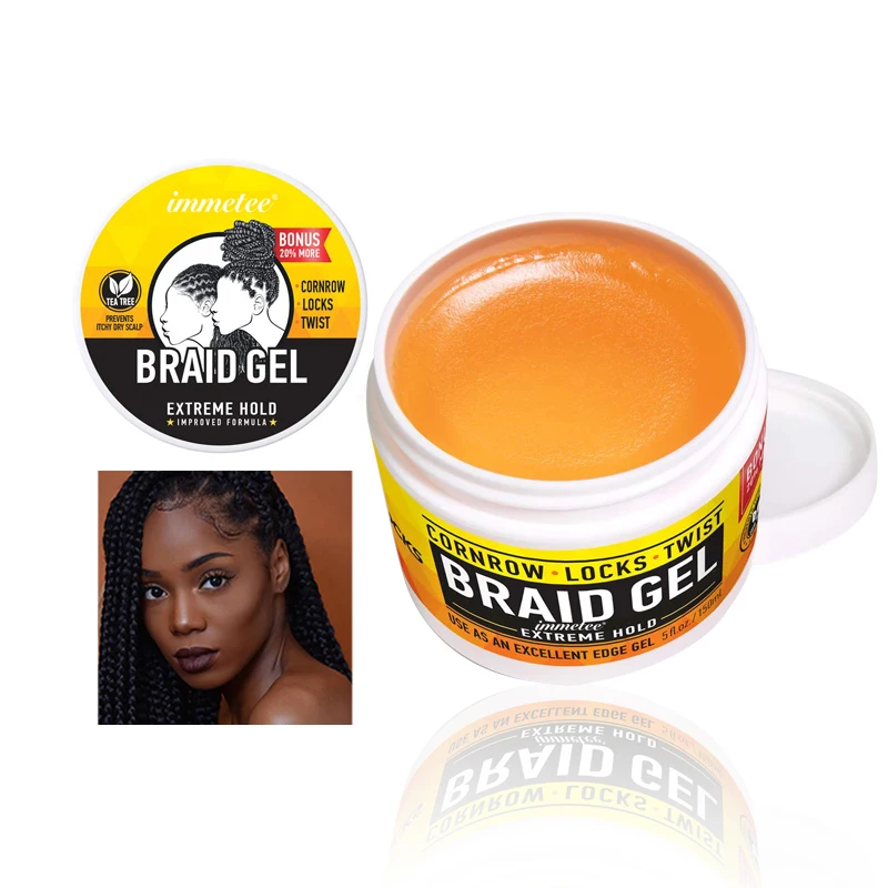 Oemodm Braiding Gel Edge Control Maximum Extra Hold Hair Styling Lock Braiding Hair Gel Buy