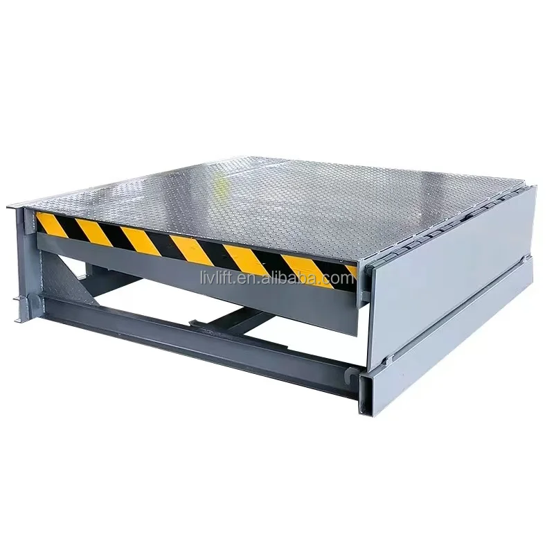 lift 400cm height adjustable hydraulic stationary loading dock yard ...