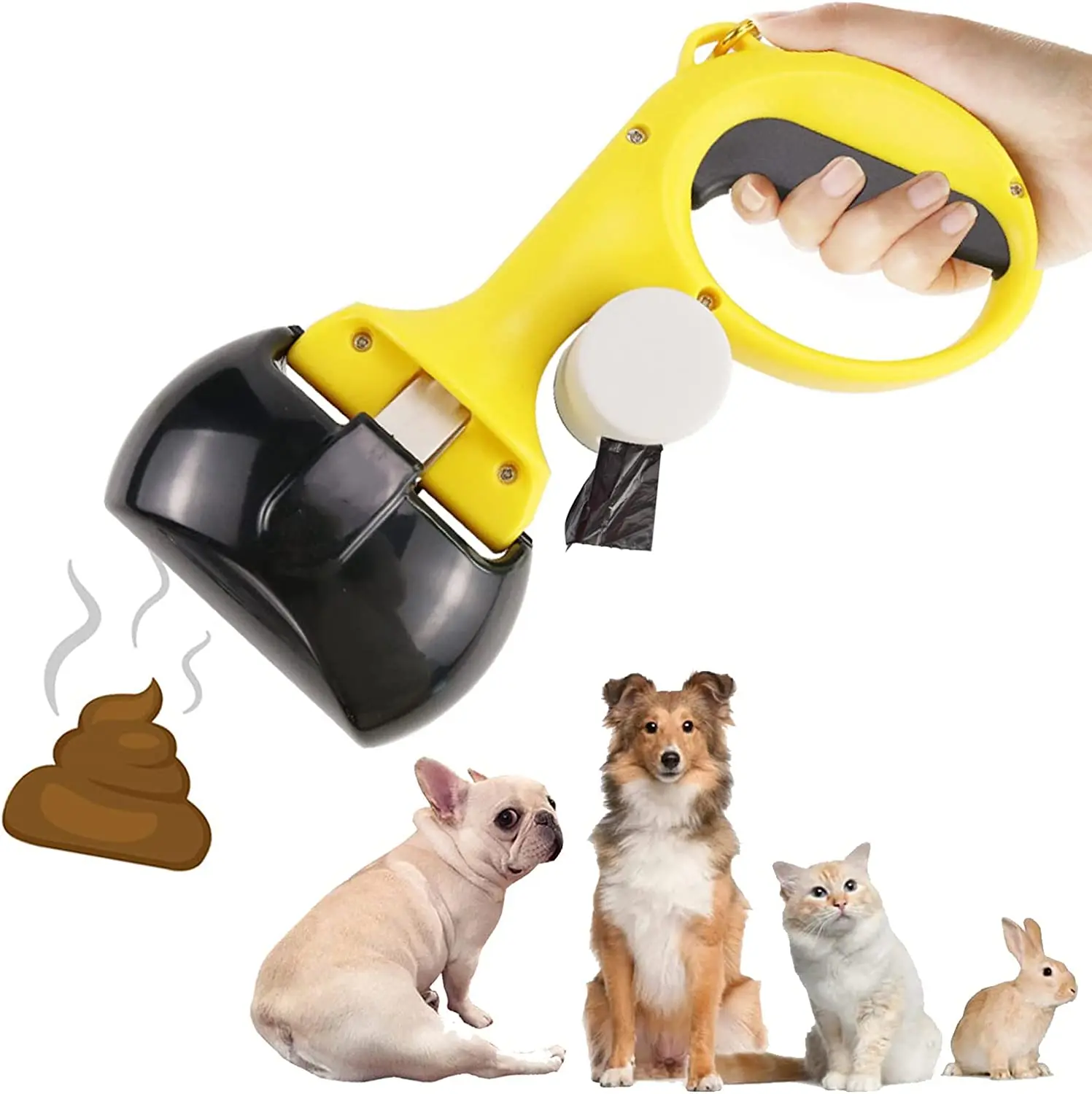 Large Collapsible Dog Poop Catcher - Premium Quality