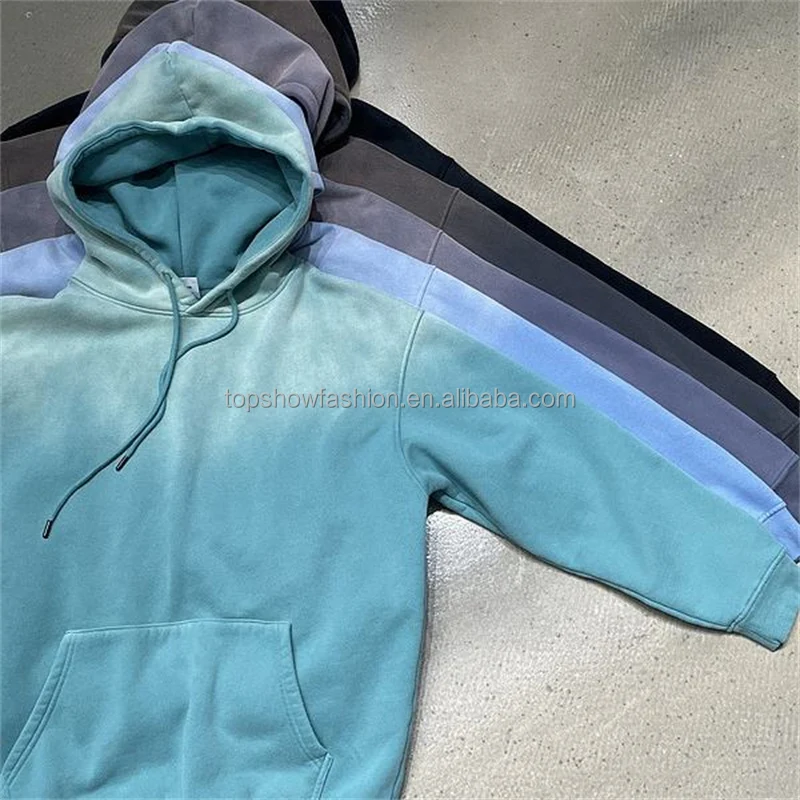 Shop Custom Faded Acid Washed Oversized Hoodies 500gsm