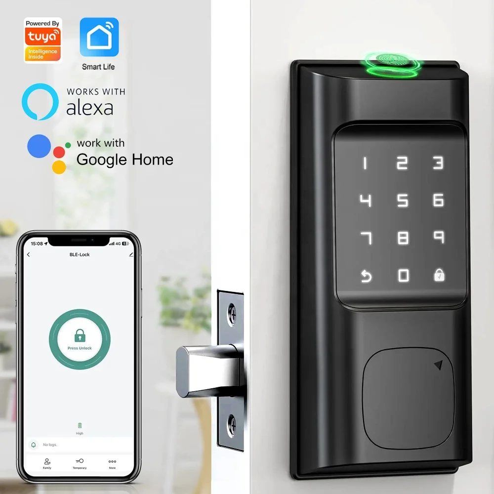 High Security Door Lock - Smart Deadbolt for Home Safety