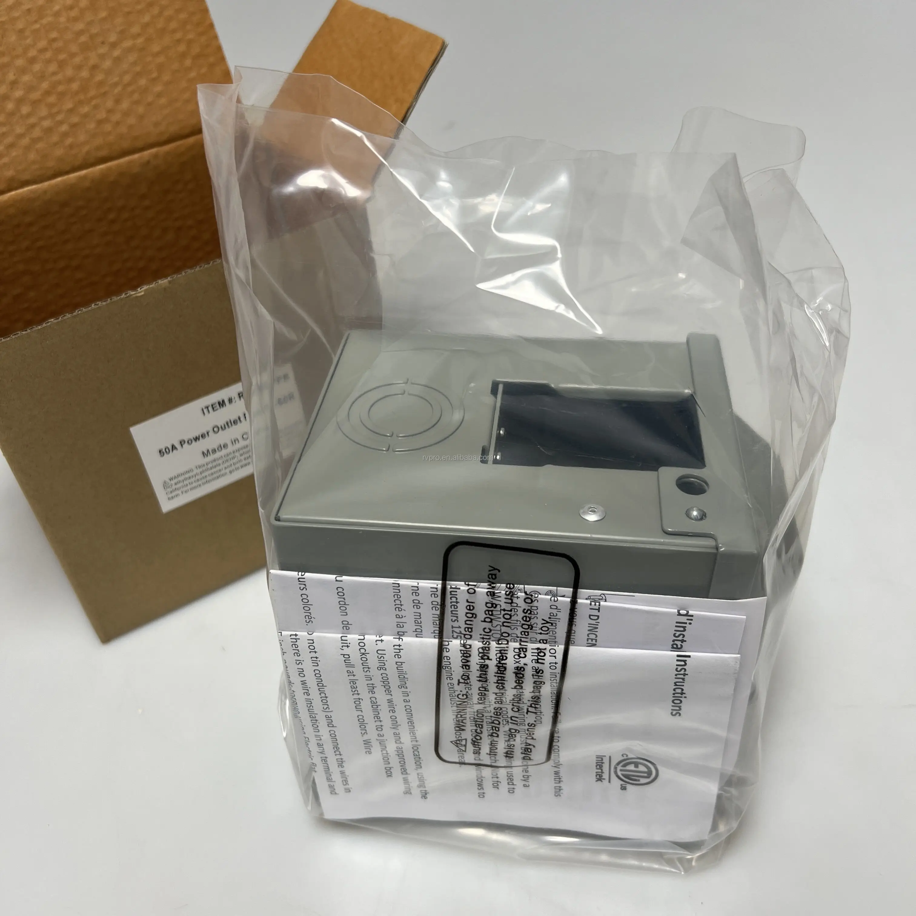 30 Amp 250 Volt Welding Power Outlet Box Etl Listed Nema 6-30r For Ev ...