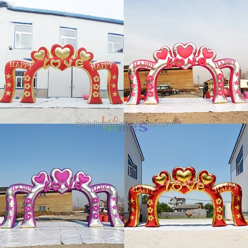 Custom Wedding Inflatable Arch Entrance Inflatable Arches Wedding Gate ...
