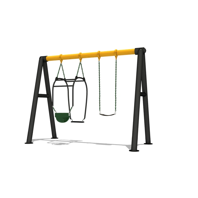 Commercial Stainless Steel Metal Play Ground Swing Set for Kids Outdoor ...