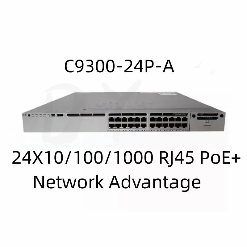 9300 Series 24 Port Poe+ Stackable Gigabit Ethernet Switch C9300-24p-a ...