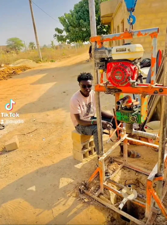 Deep Rock Drilling Rig - Portable 80m Depth Drilling Machine