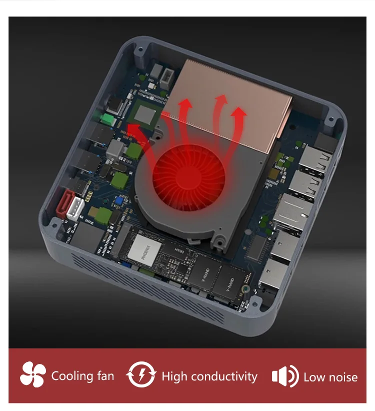 Bestoss Mini PC - AMD Ryzen9 5900HX Octa Core Gaming Power