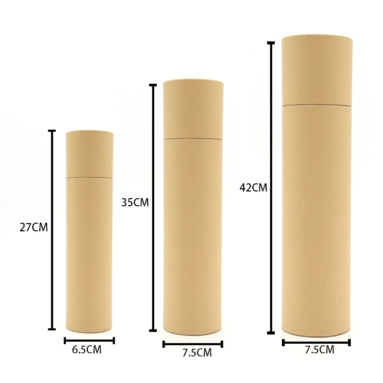 Custom Mouse Pad Packaging Paper Tube Round Cardboard Cylinder Tube ...