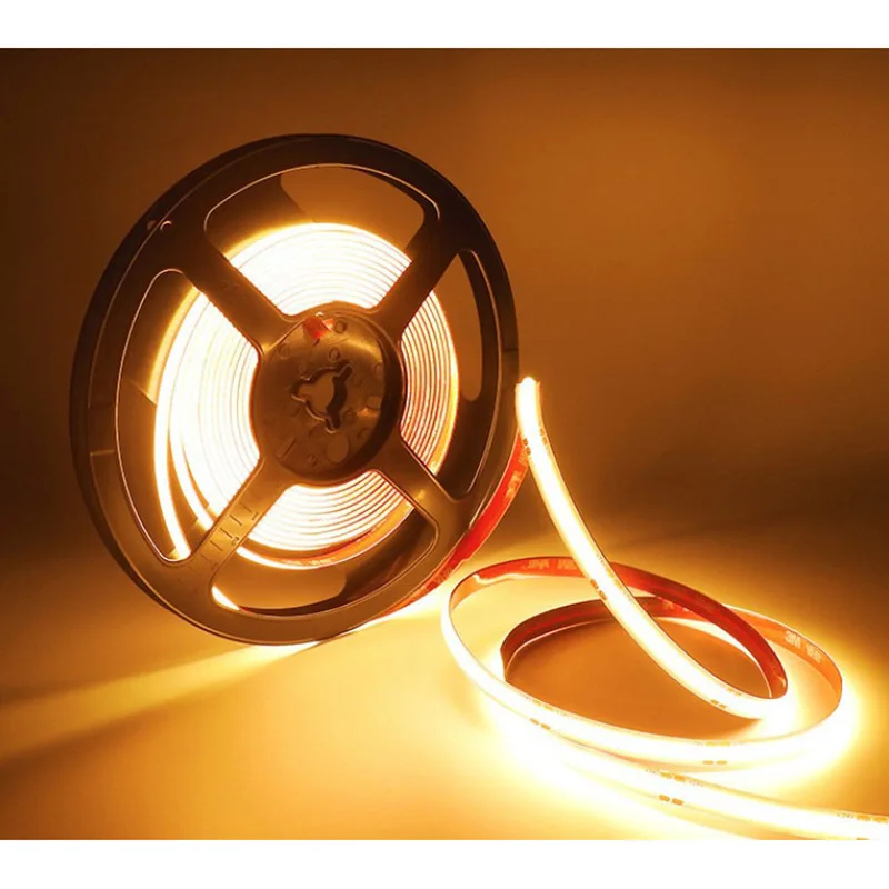 Flexible Led Cob Strip Light Rgb Dotless Led Strip For Landscape ...