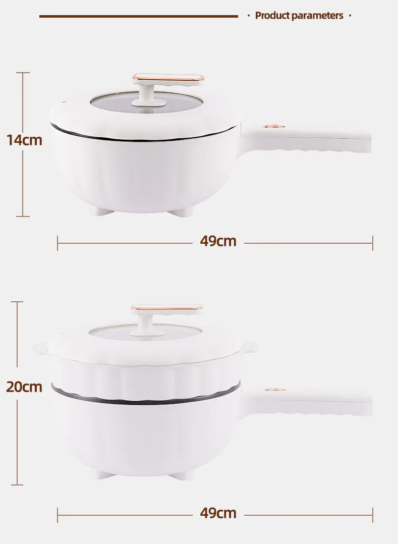 3 in 1 Fast Smart Electric Cooking Pot - Mini Frying Pan