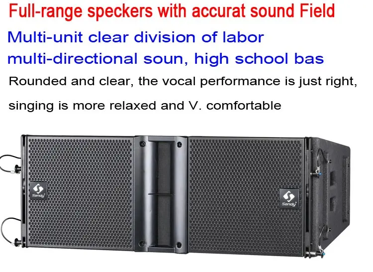 Sandy J10m Professional Powered Audio Line Array Speakers Oem