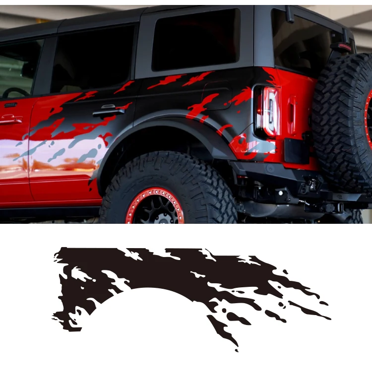 Ford Bronco Vinyl Decal Lines Wrap Car Sticker - OEM | Wholesale