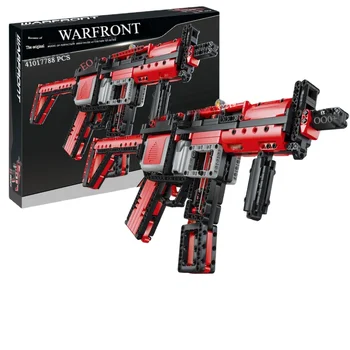 Mp5 Submachine Gun Building Block Electric Continuous Firing Gun ...