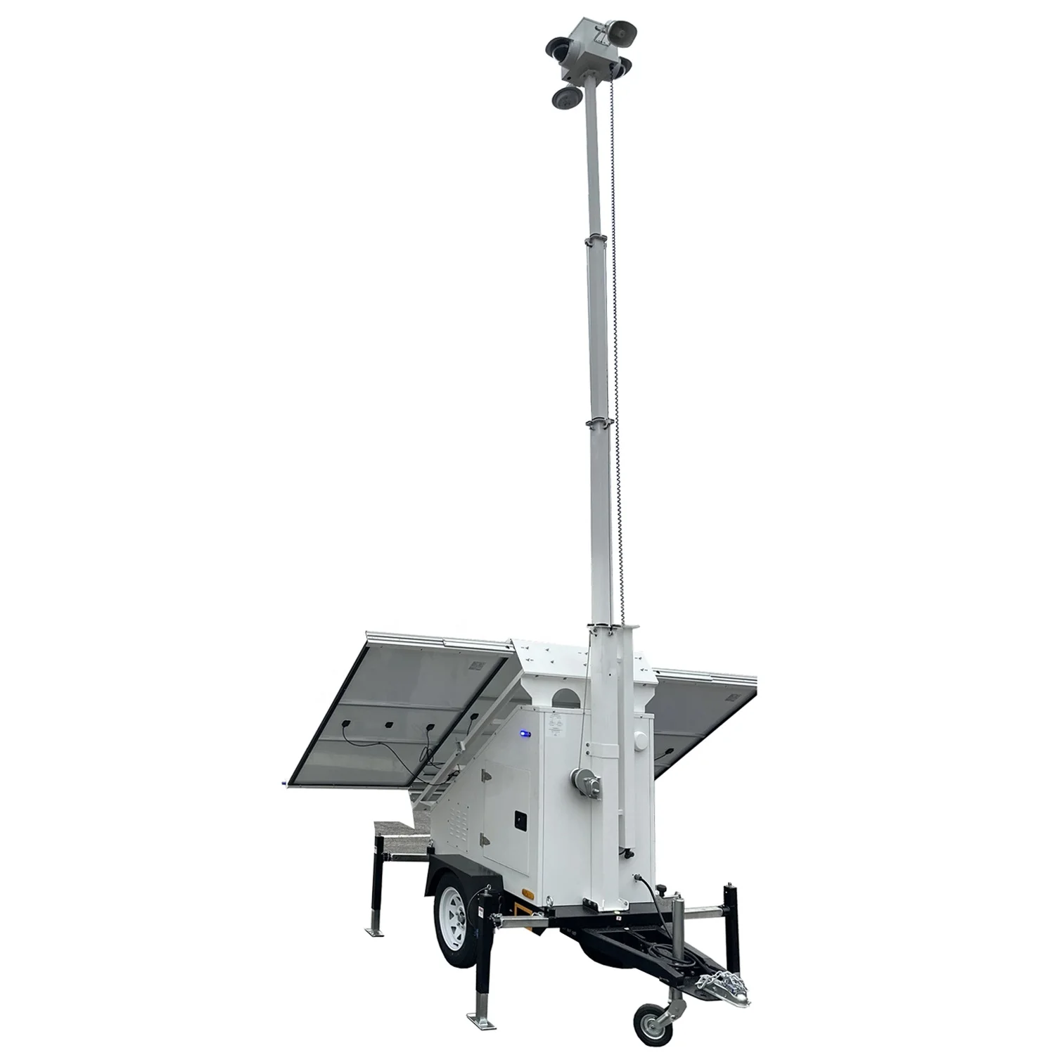 Cctv Mobile Portable Solar Surveillance Trailer - Buy Solar Camera ...