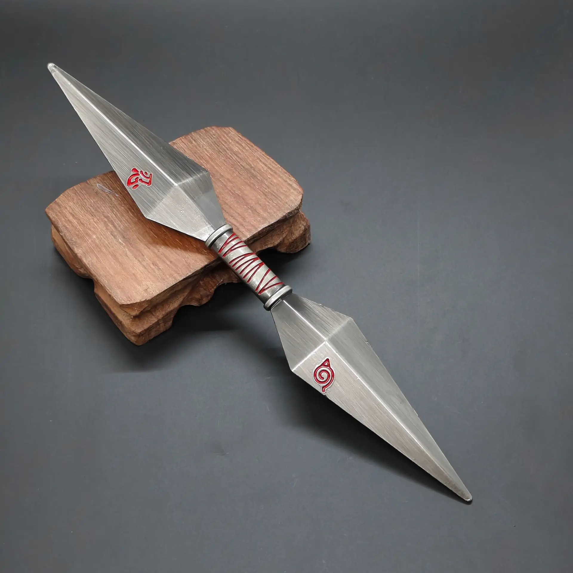 15cm Ninja Shuriken Model Anime Inspired Flying Thunder God Asuma Style ...